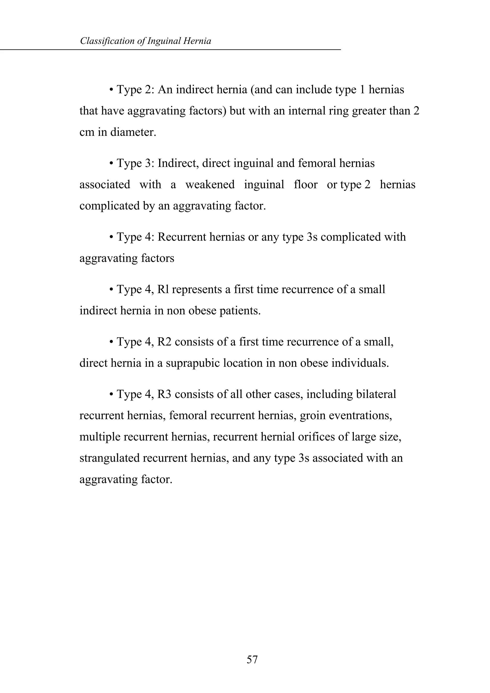 Classification of inguinal hernia | DOC