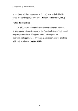 Classification of inguinal hernia | DOC