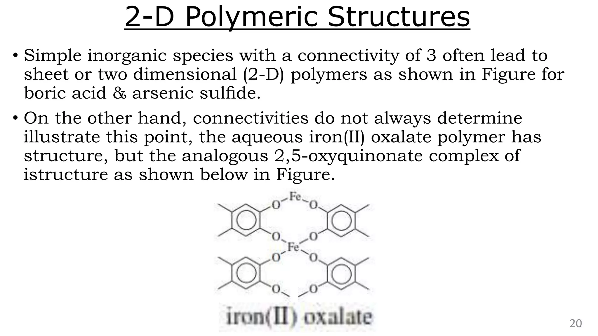 Classification of inorganic polymers | PPTX
