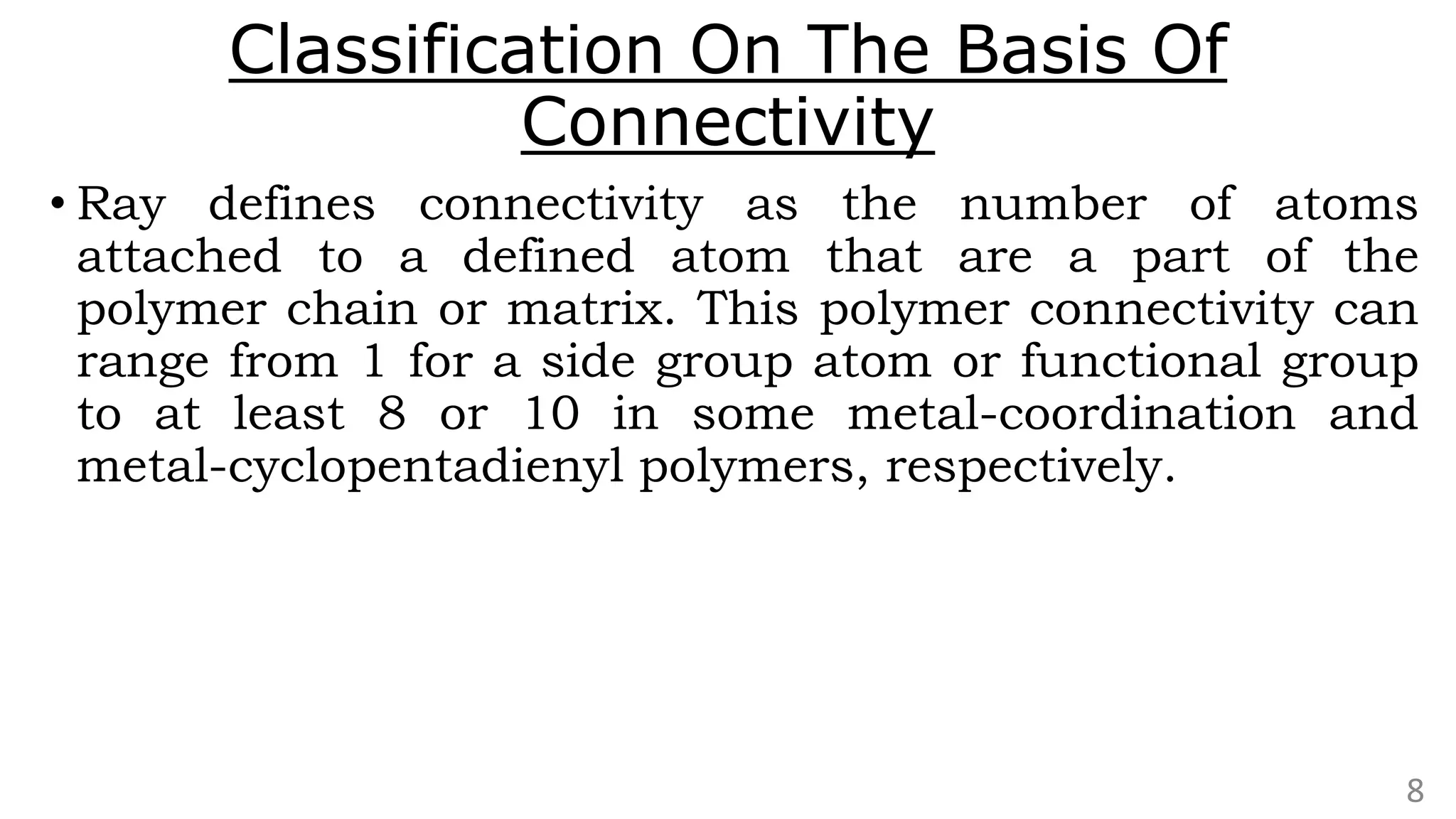 Classification of inorganic polymers | PPTX