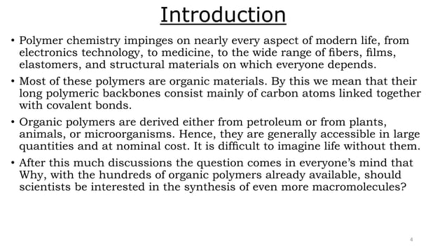 Classification of inorganic polymers | PPTX | Chemistry | Science