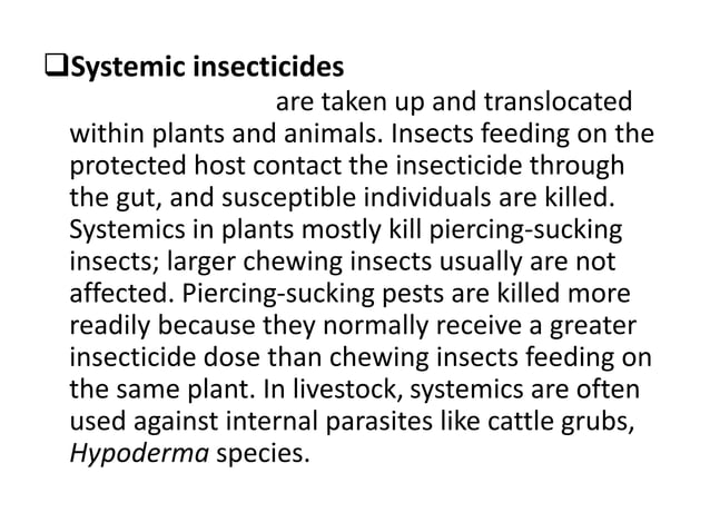 Classification of insecticides.pptx | Chemistry | Science