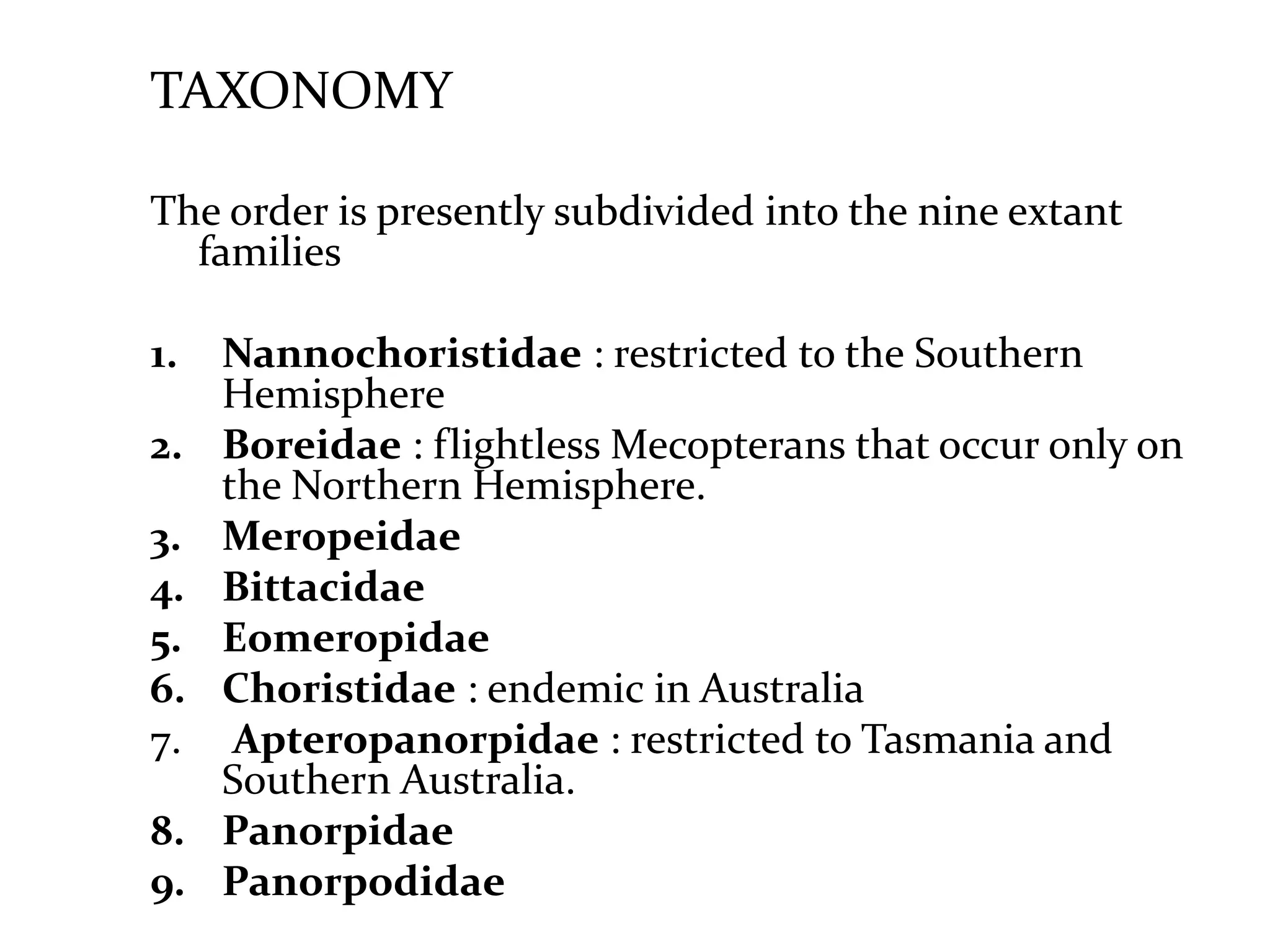 Classification of insects | PPTX
