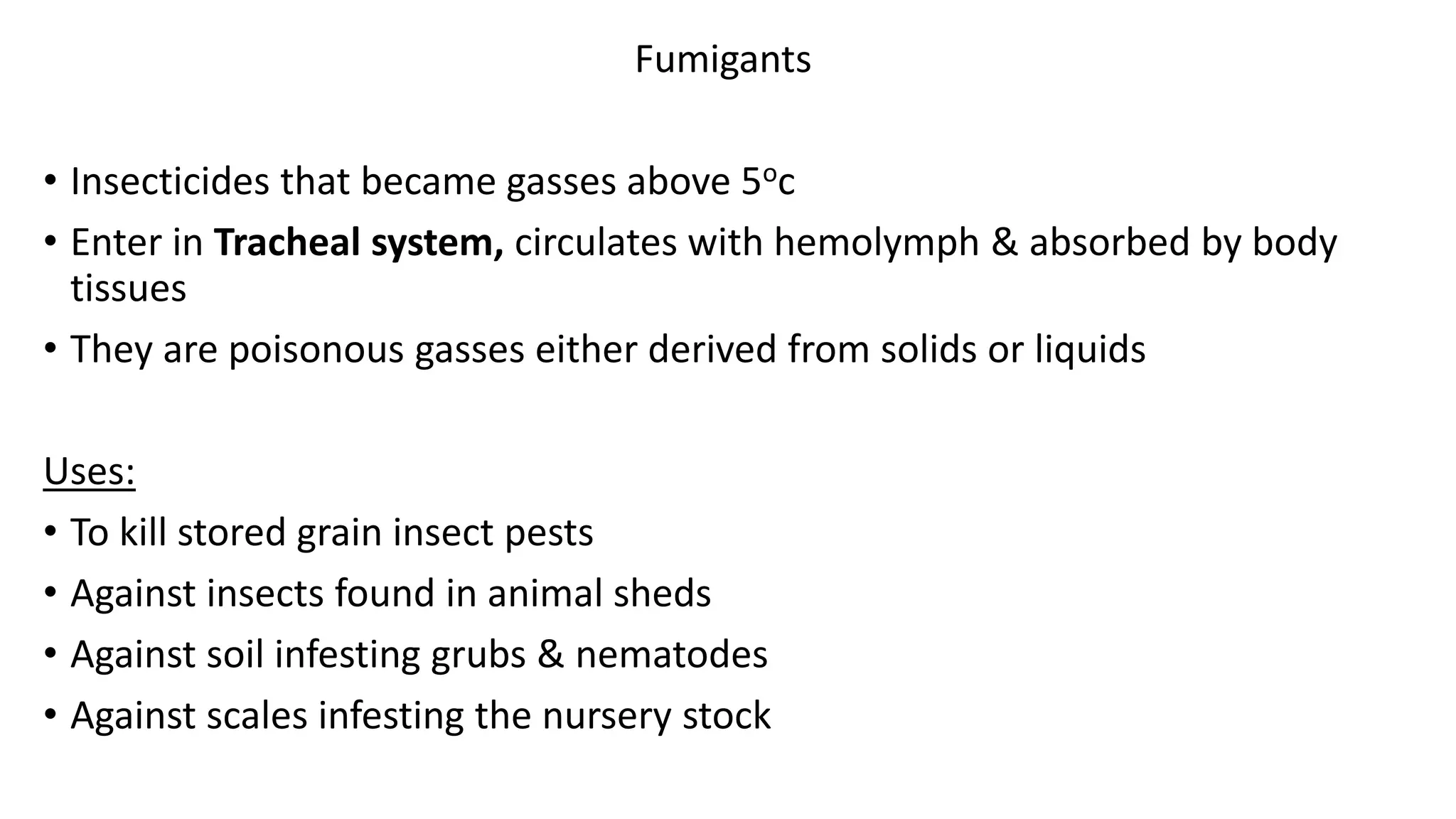 Classification of insecticides on the basis of their mode of entrry | PPTX