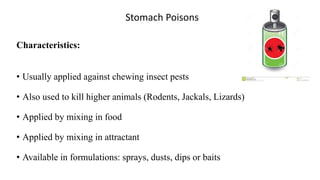 Classification of insecticides on the basis of their mode of entrry | PPTX