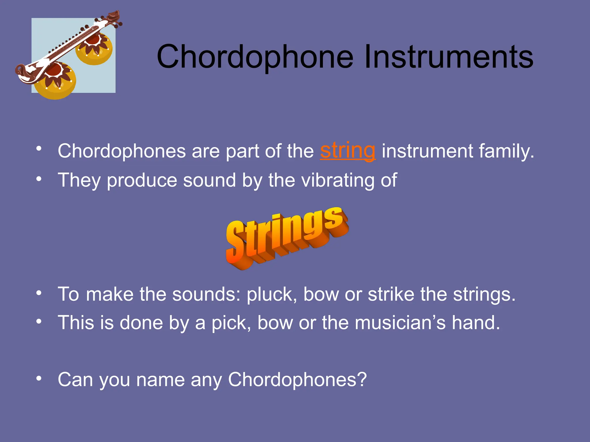 Classification of Instruments - for music students | PPT