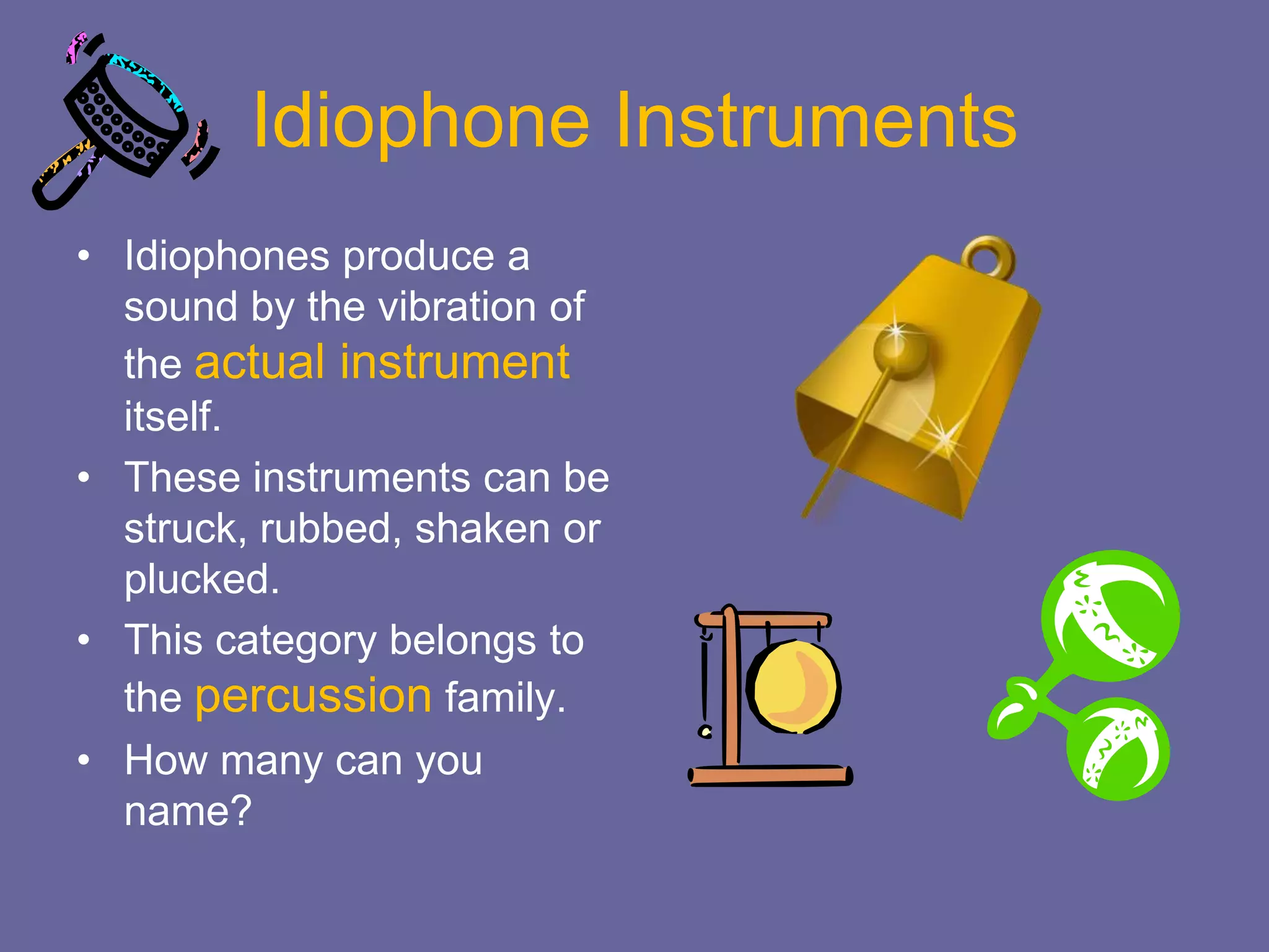 Classification of instruments | PPTX