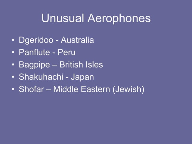 Classification of instruments | PPT
