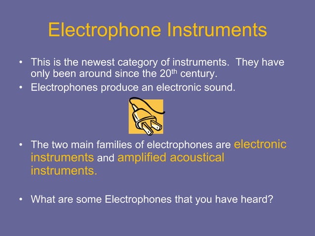 Classification of instruments | PPT