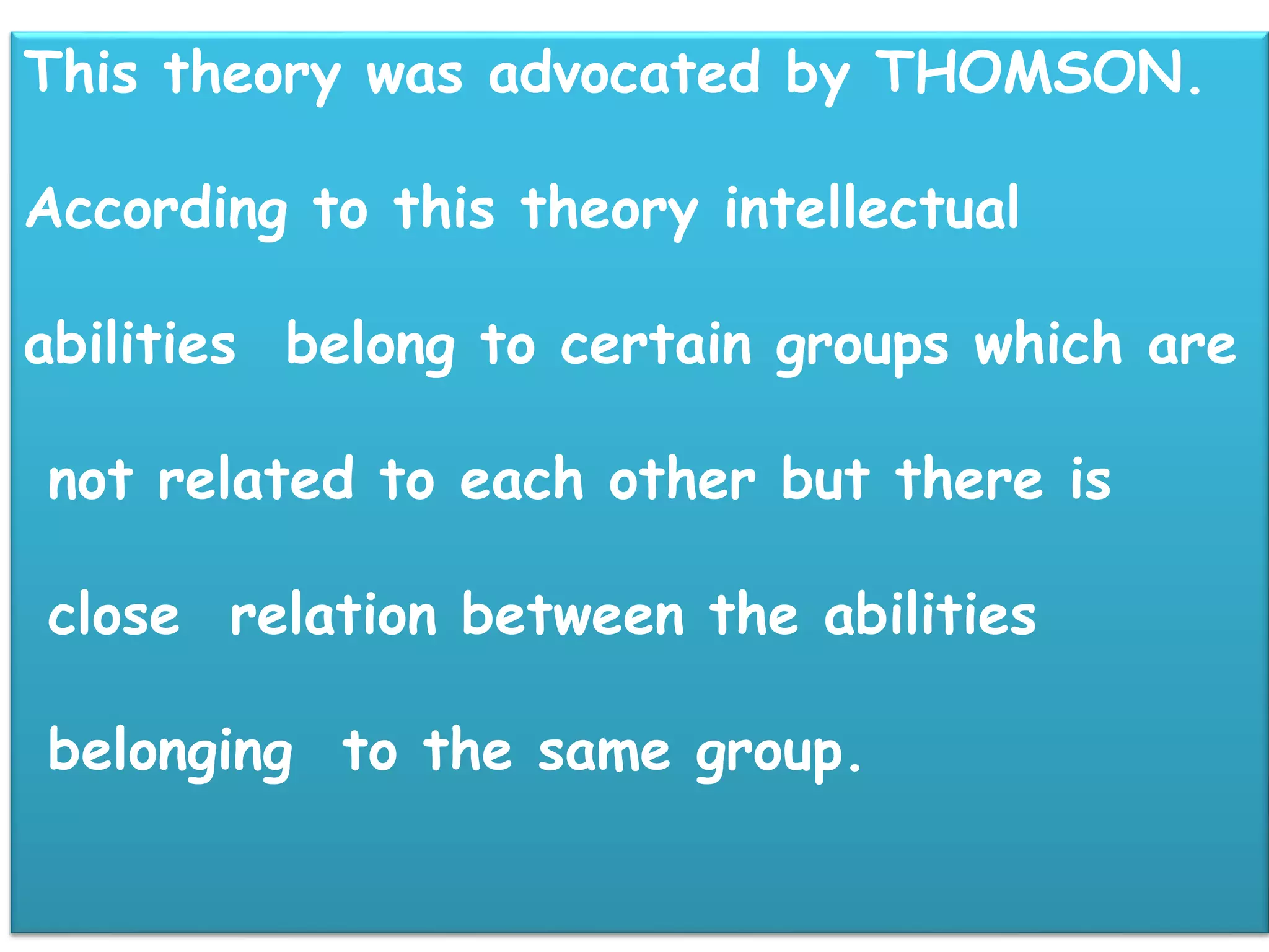 Classification of Intelligence | PPTX