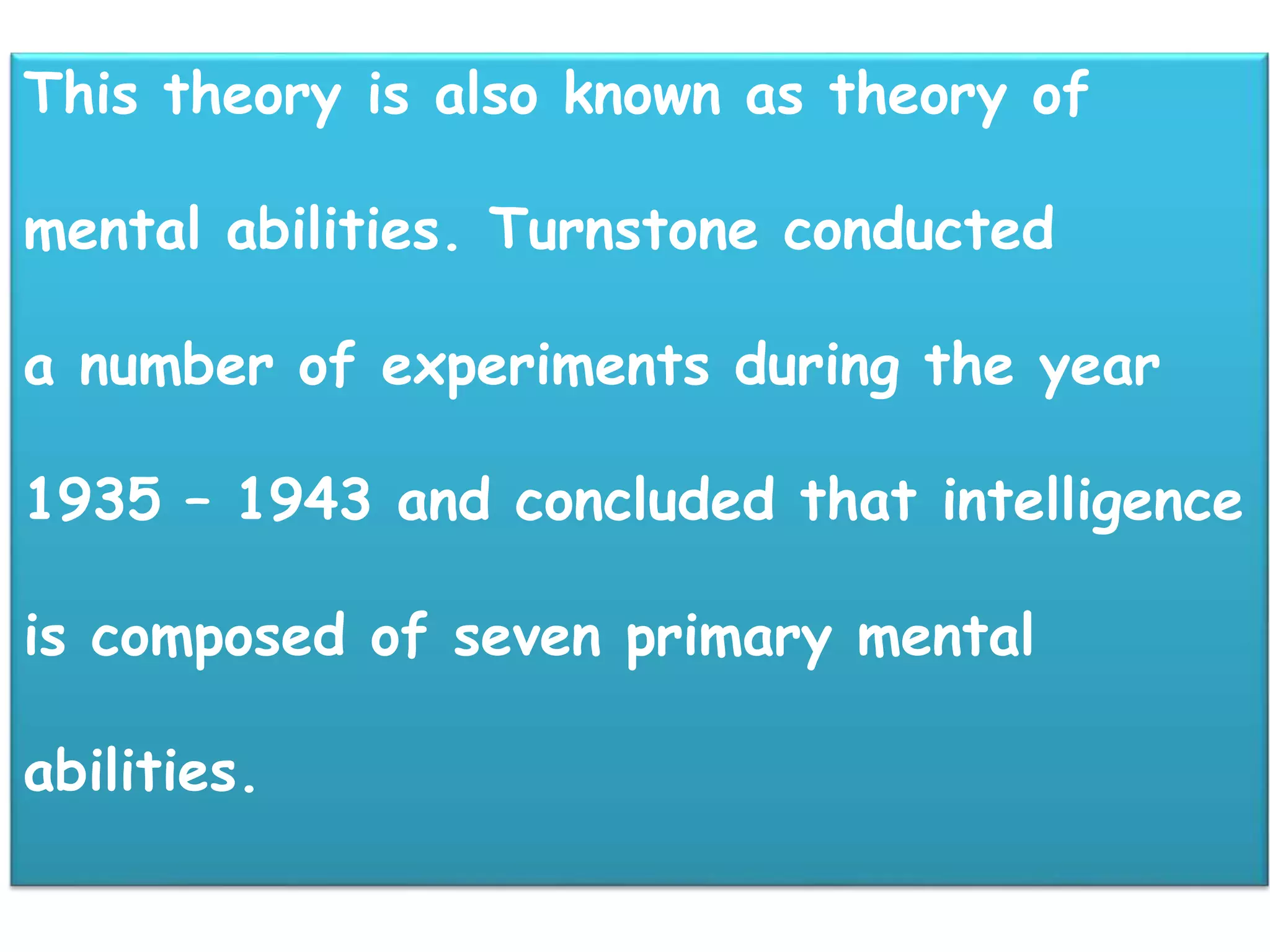 Classification of Intelligence | PPTX