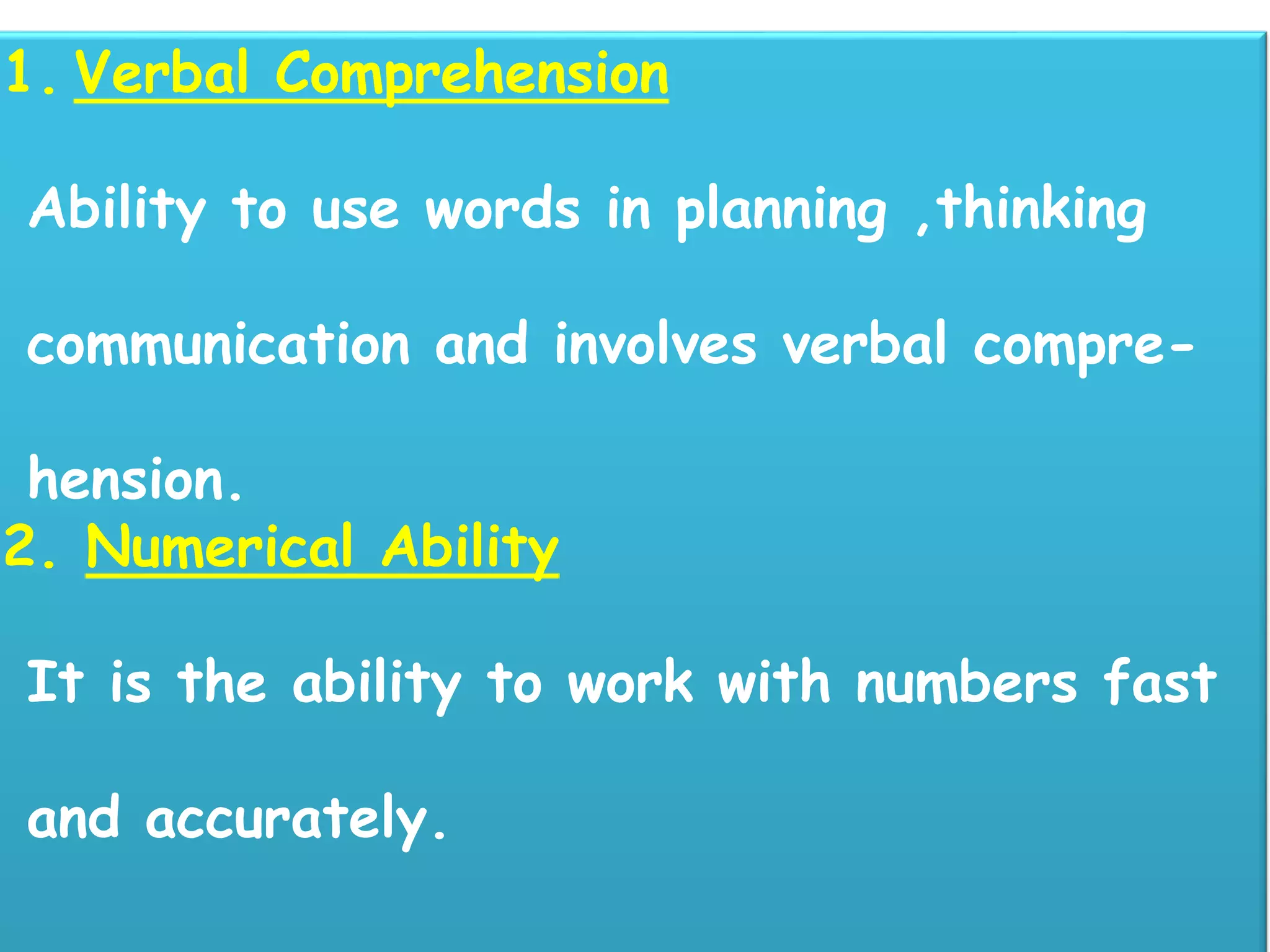 Classification of Intelligence | PPTX