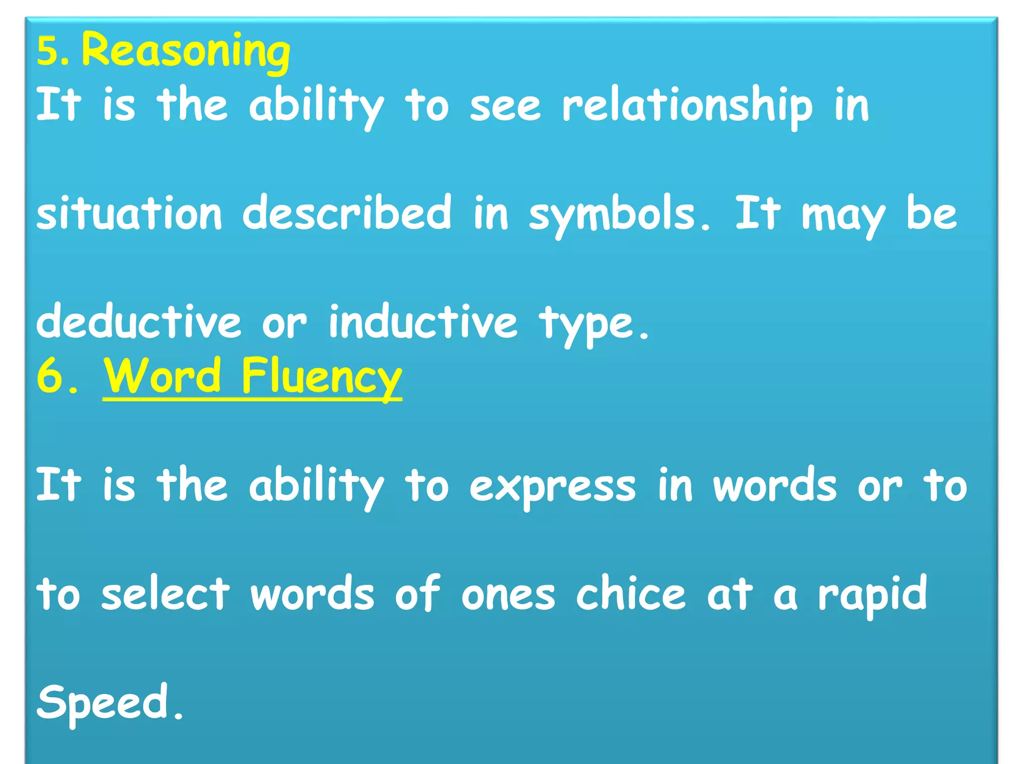 Classification of Intelligence | PPTX