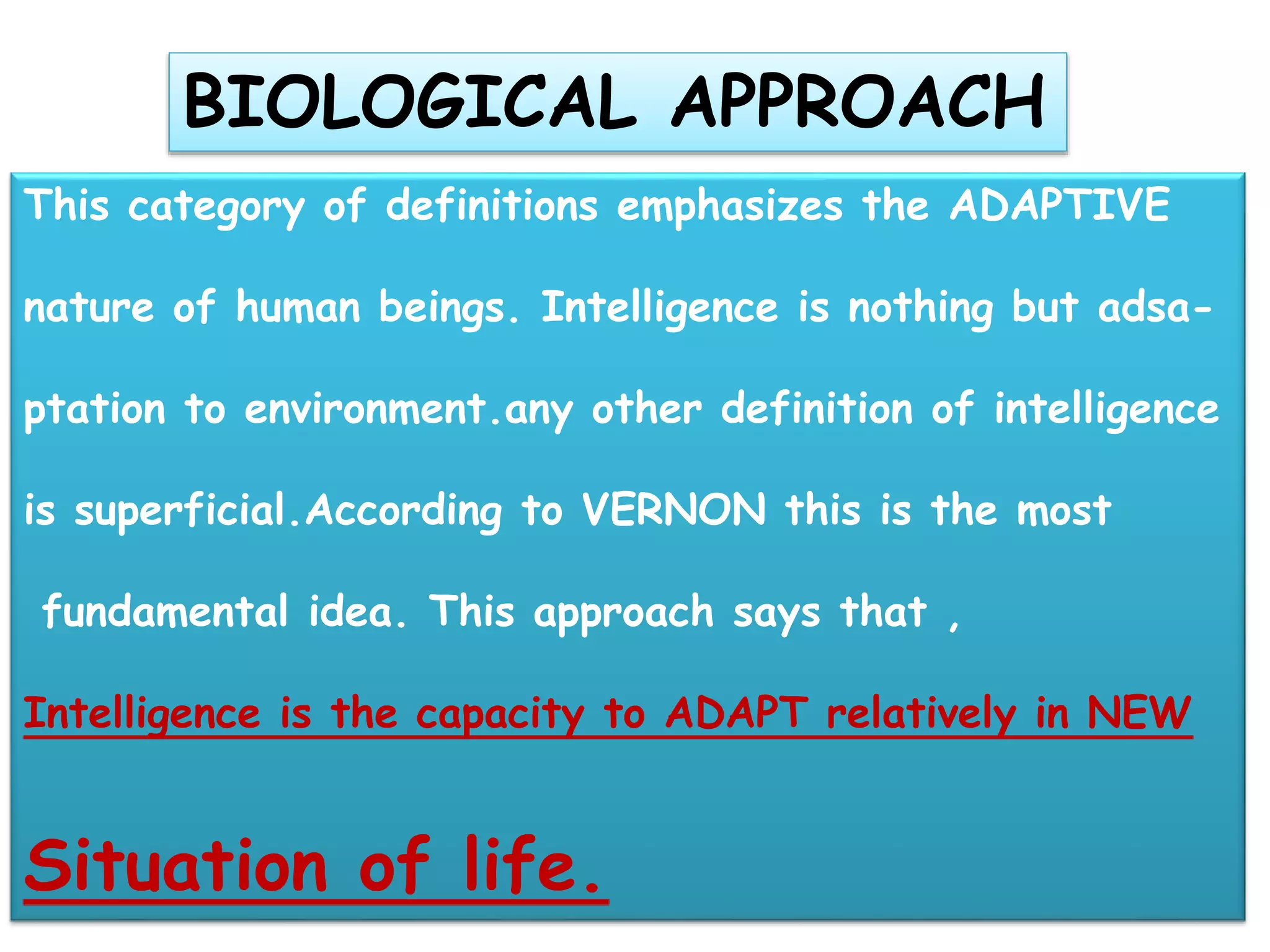 Classification of Intelligence | PPTX