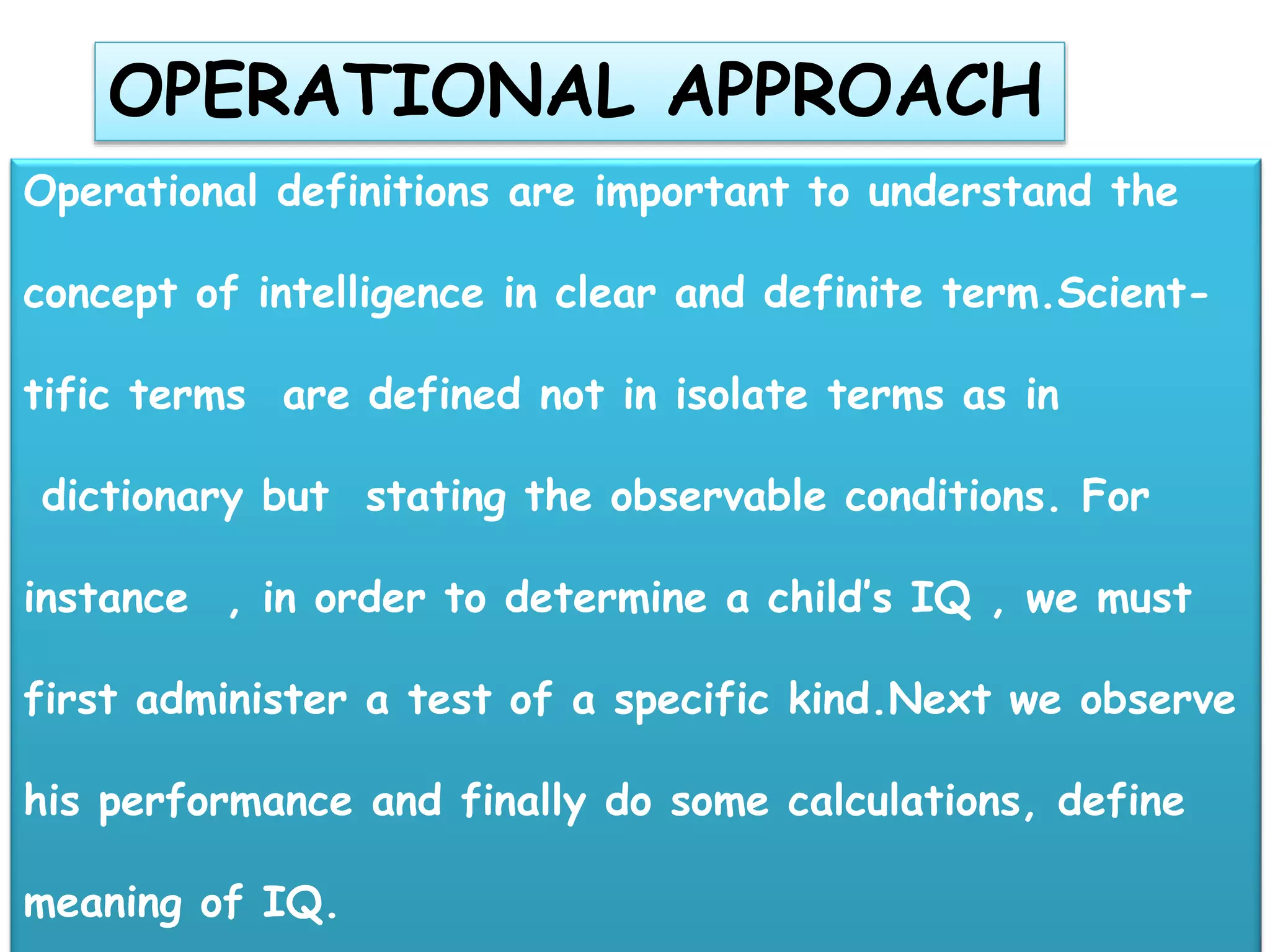Classification of Intelligence | PPTX