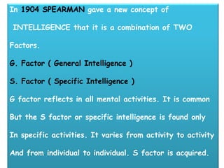 Classification of Intelligence | PPTX
