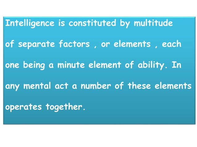 Classification of Intelligence | PPTX | Genetics | Science
