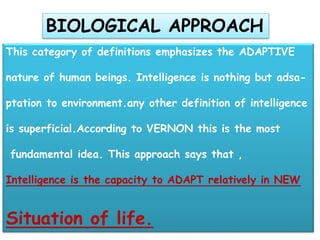 Classification of Intelligence | PPTX