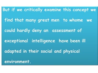 Classification of Intelligence | PPTX