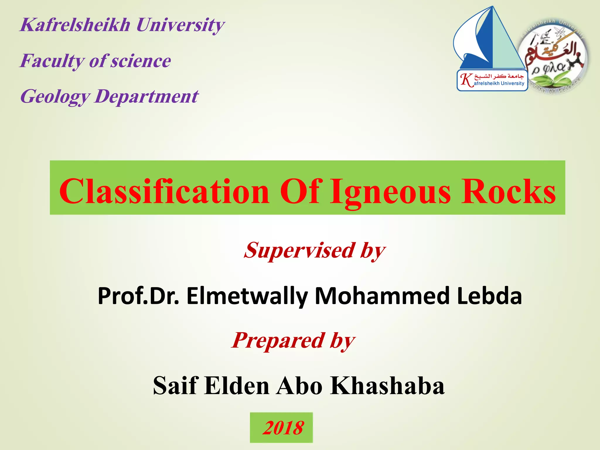 Classification of igneous rocks | PDF