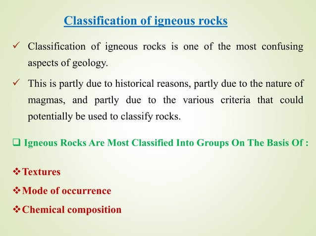 Classification of igneous rocks | PDF