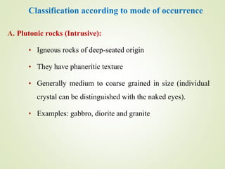 Classification of igneous rocks | PDF
