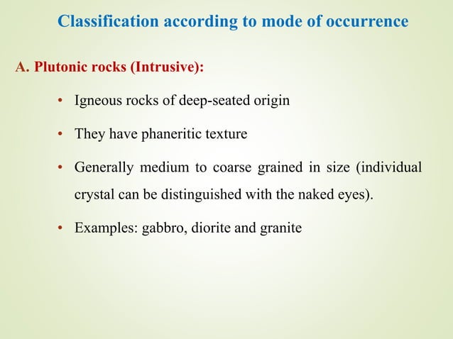Classification of igneous rocks | PDF