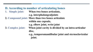 Classification of joint | PPTX