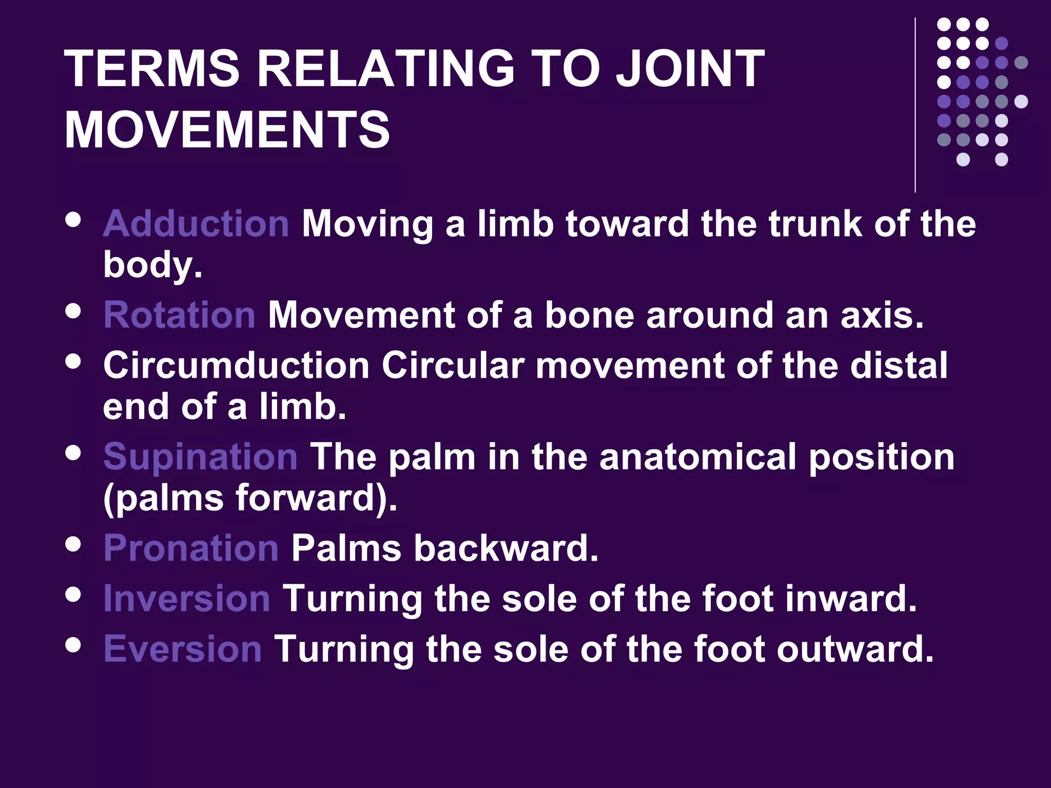 anatomy of joints | PPT