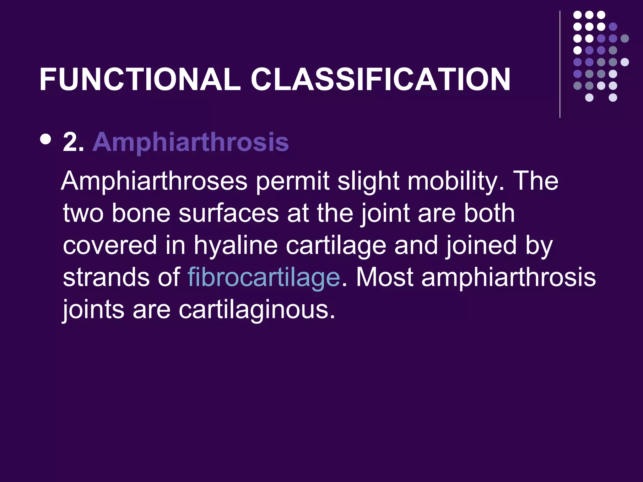 Classification of joints | PPT