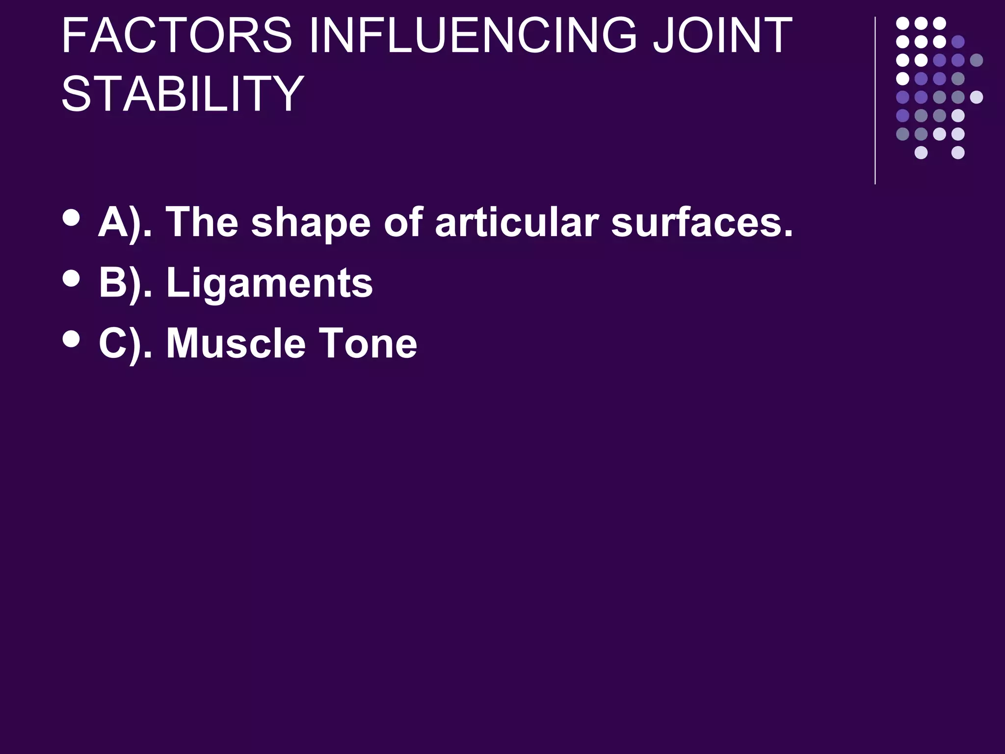 Classification of joints | PPT