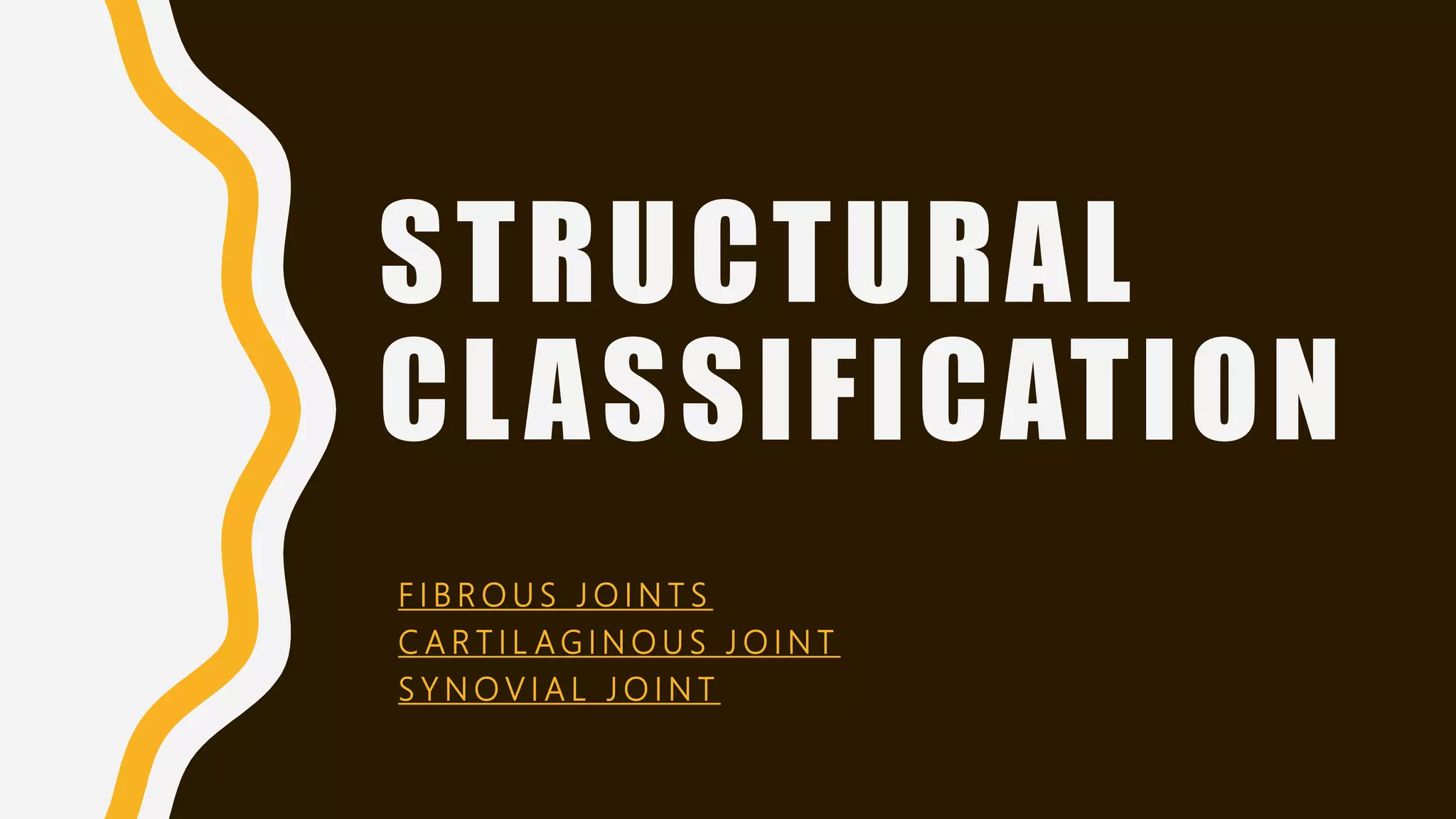 Classification of joints | PPTX