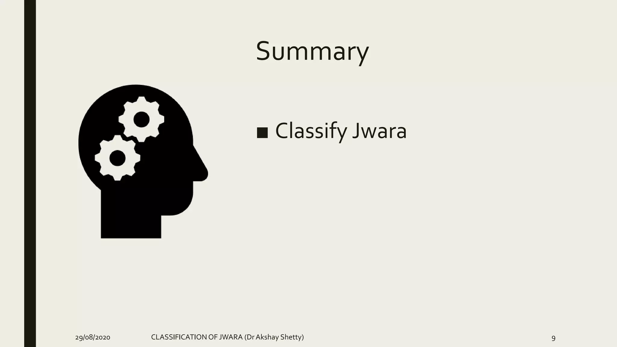 Classification of jwara | PPTX