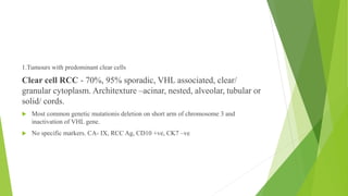 discuss the CLASSIFICATION OF KIDNEY TUMOURS.pptx