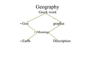 Classification of knowledge and place of geography | PPTX