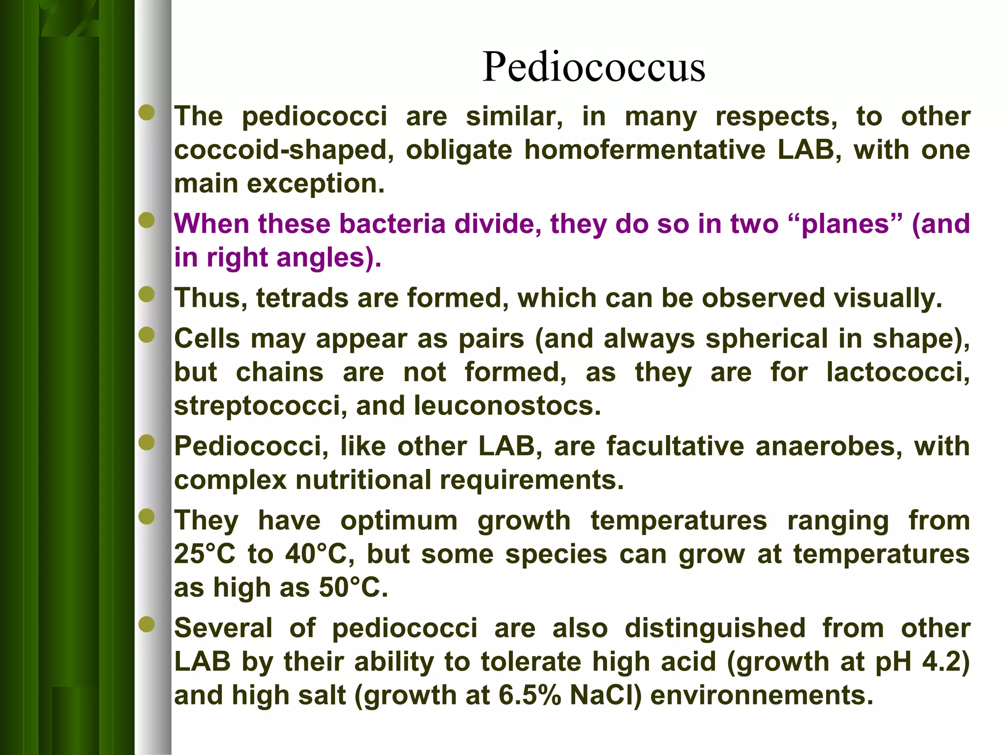 Classification of Lactic acid bacteria | PPT