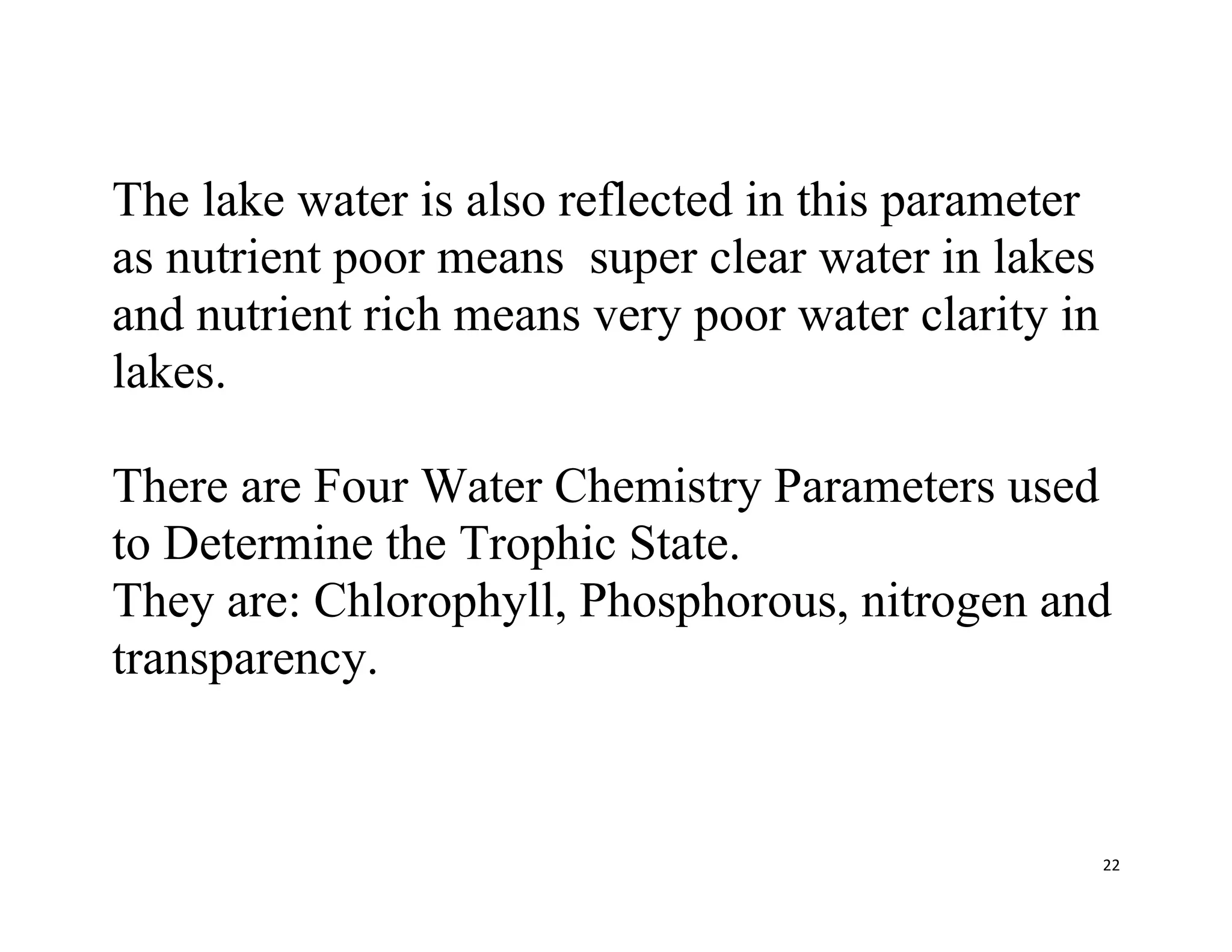 Classification of lakes | PDF