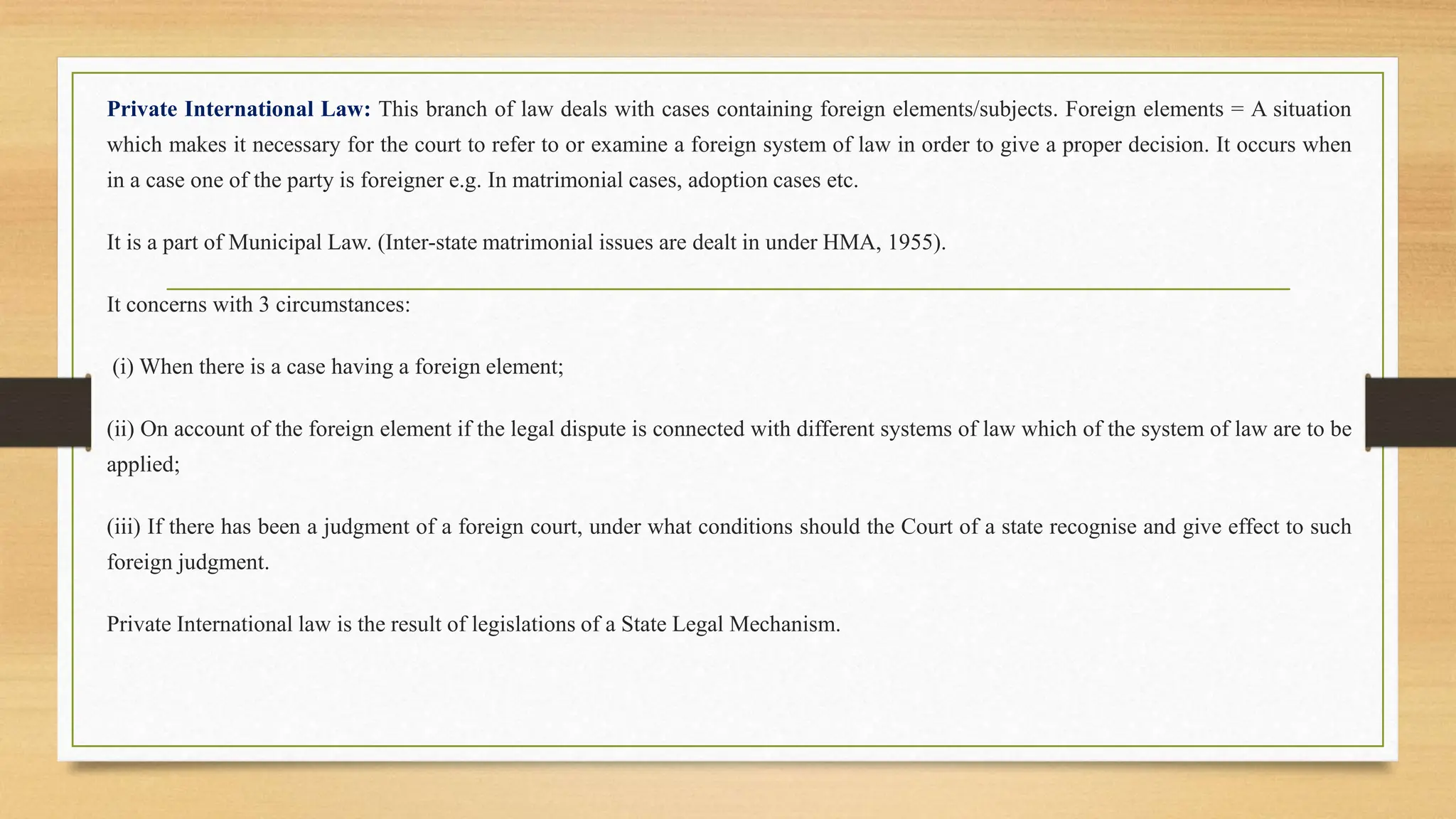 Classification of Law and its types present | PPTX