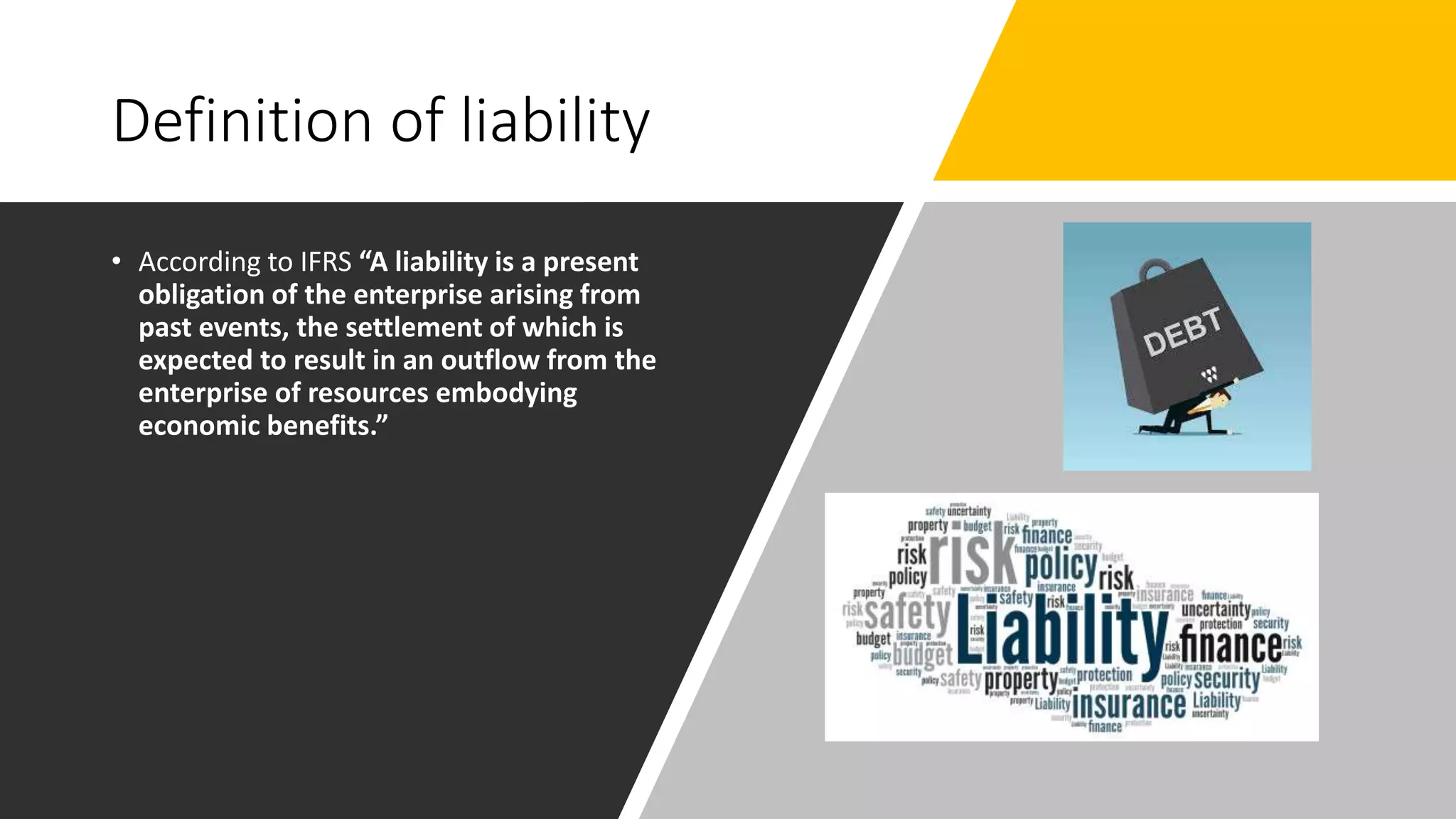 Classification of liabilities | PPTX