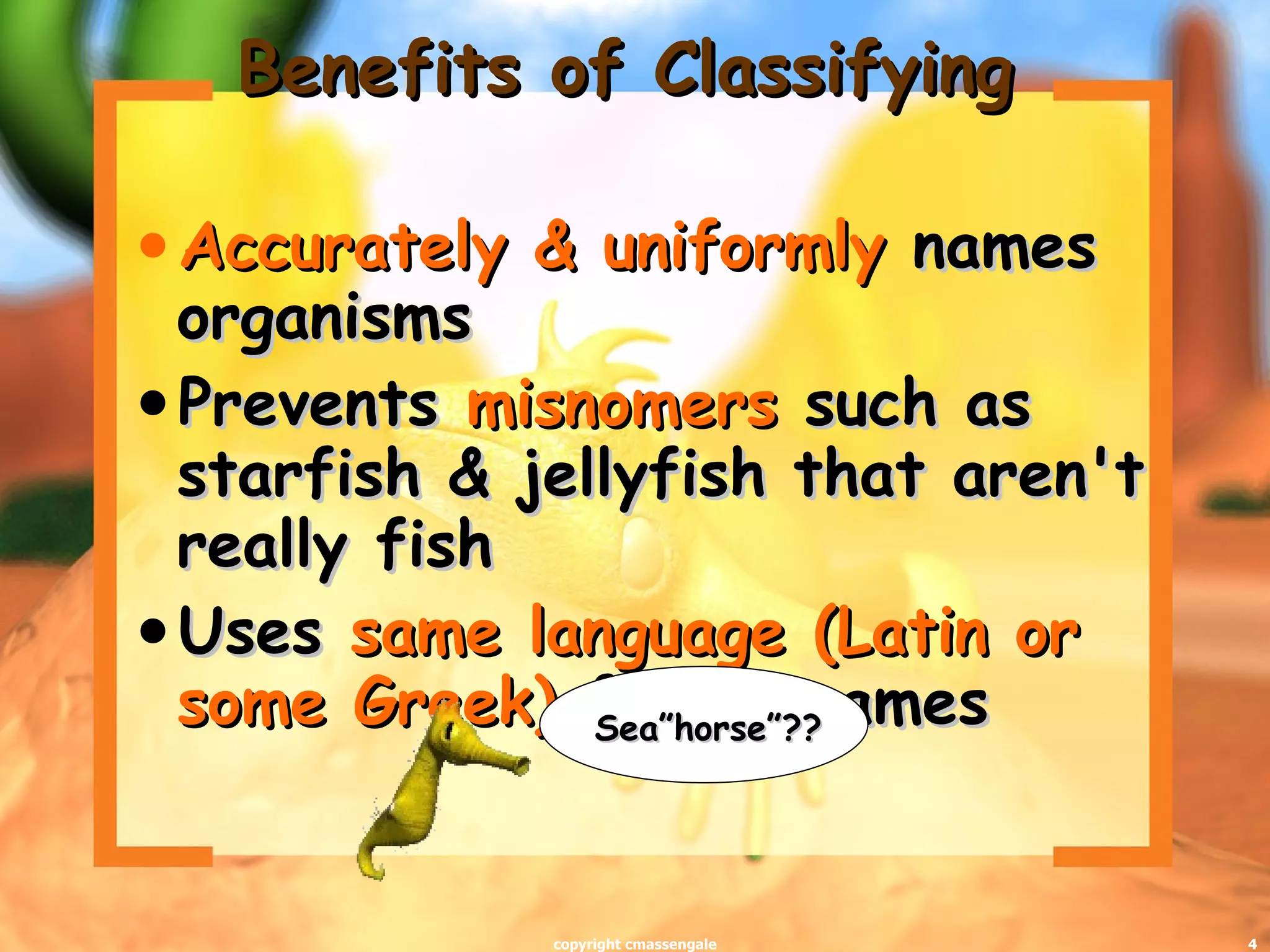 Classification of life taxonomy | PPT