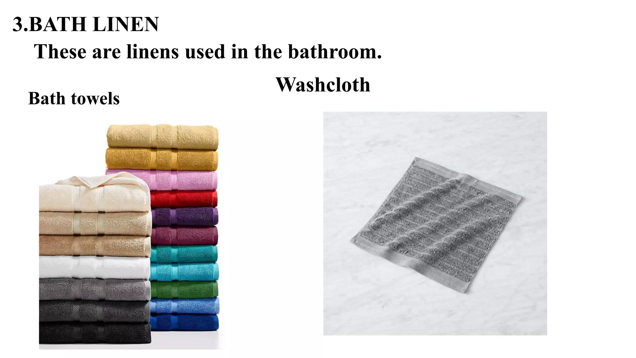 Classification of linens | PPTX