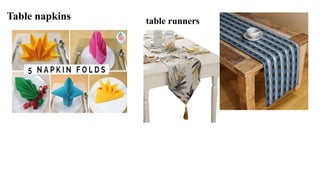 Classification of linens | PPTX