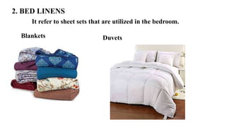 Classification of linens | PPTX