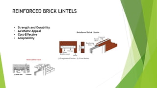CLASSIFICATION OF LINTELS according to material | PPTX