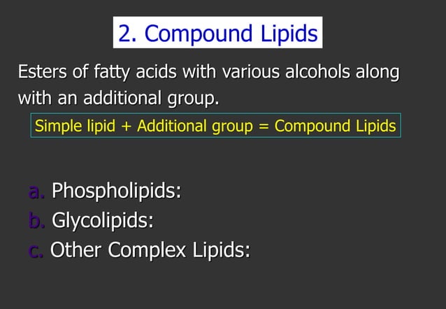 Classification of Lipids- Complete Chemistry | PDF