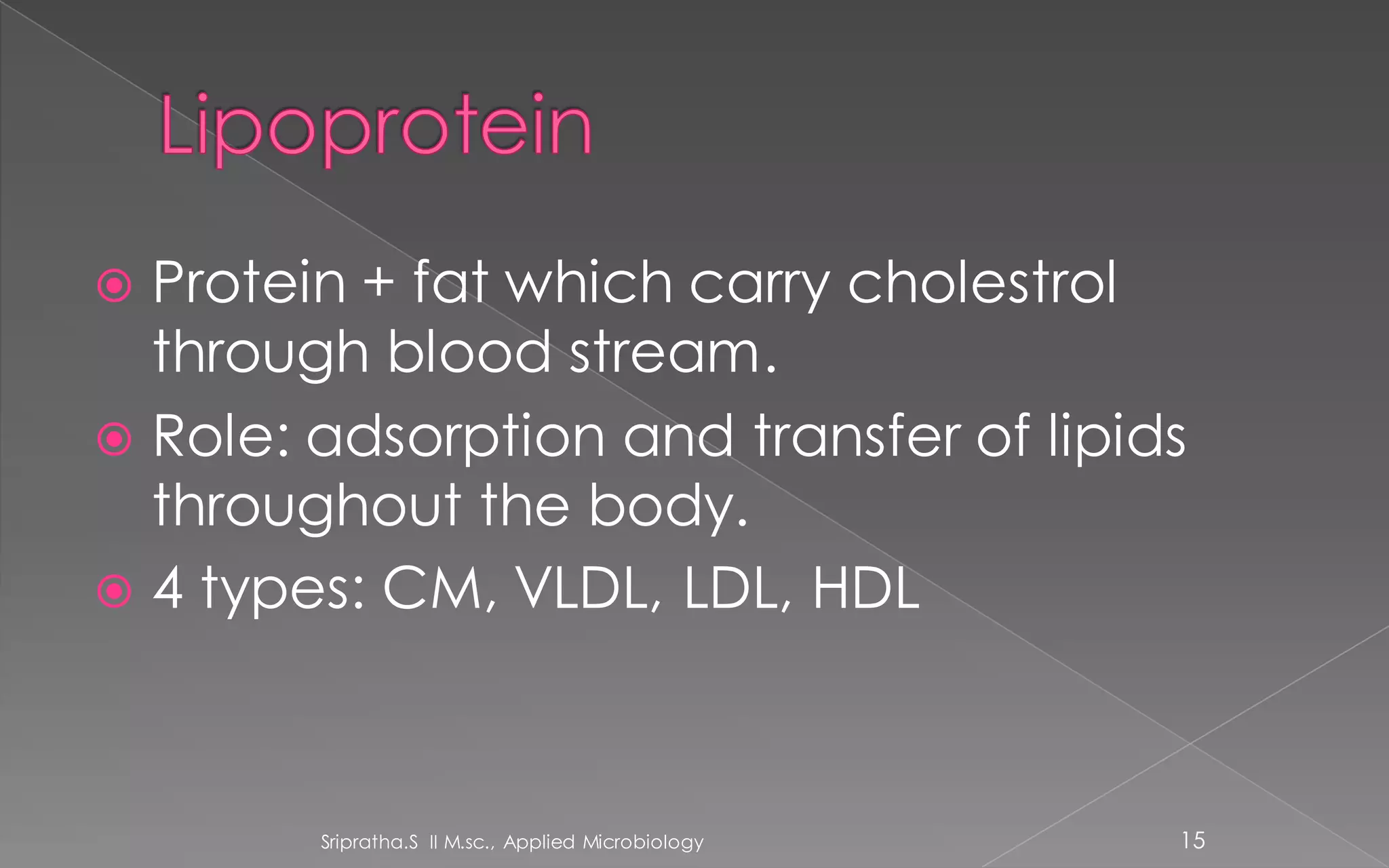 Classification of lipids | PDF