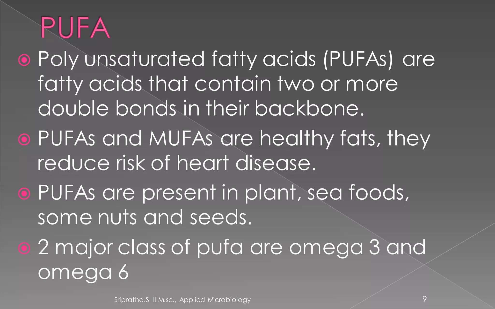 Classification of lipids | PDF