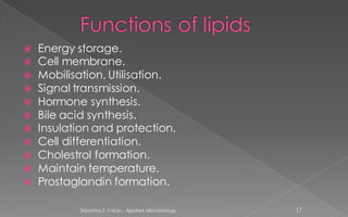 Classification of lipids | PDF