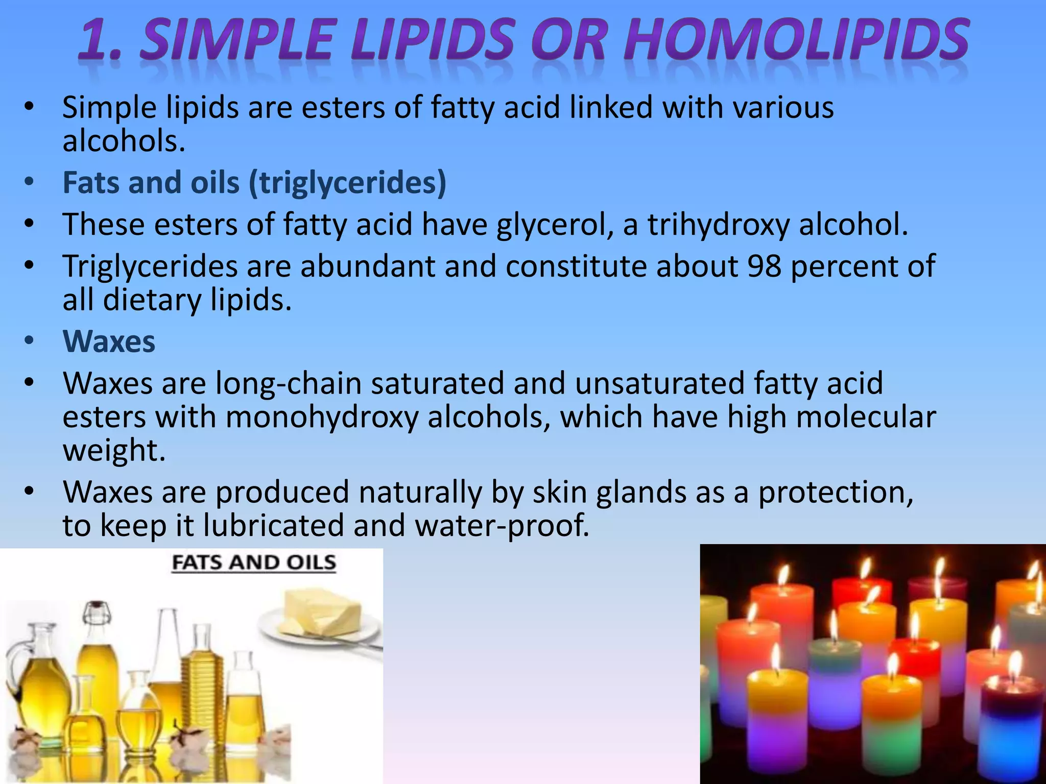 Classification of lipids according to chemical structure | PPTX ...