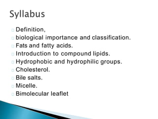 Classification of Lipids By Danish Shafi MIr.pptx